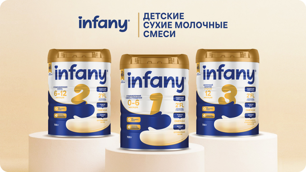Детские смеси Infany - с заботой о детях.